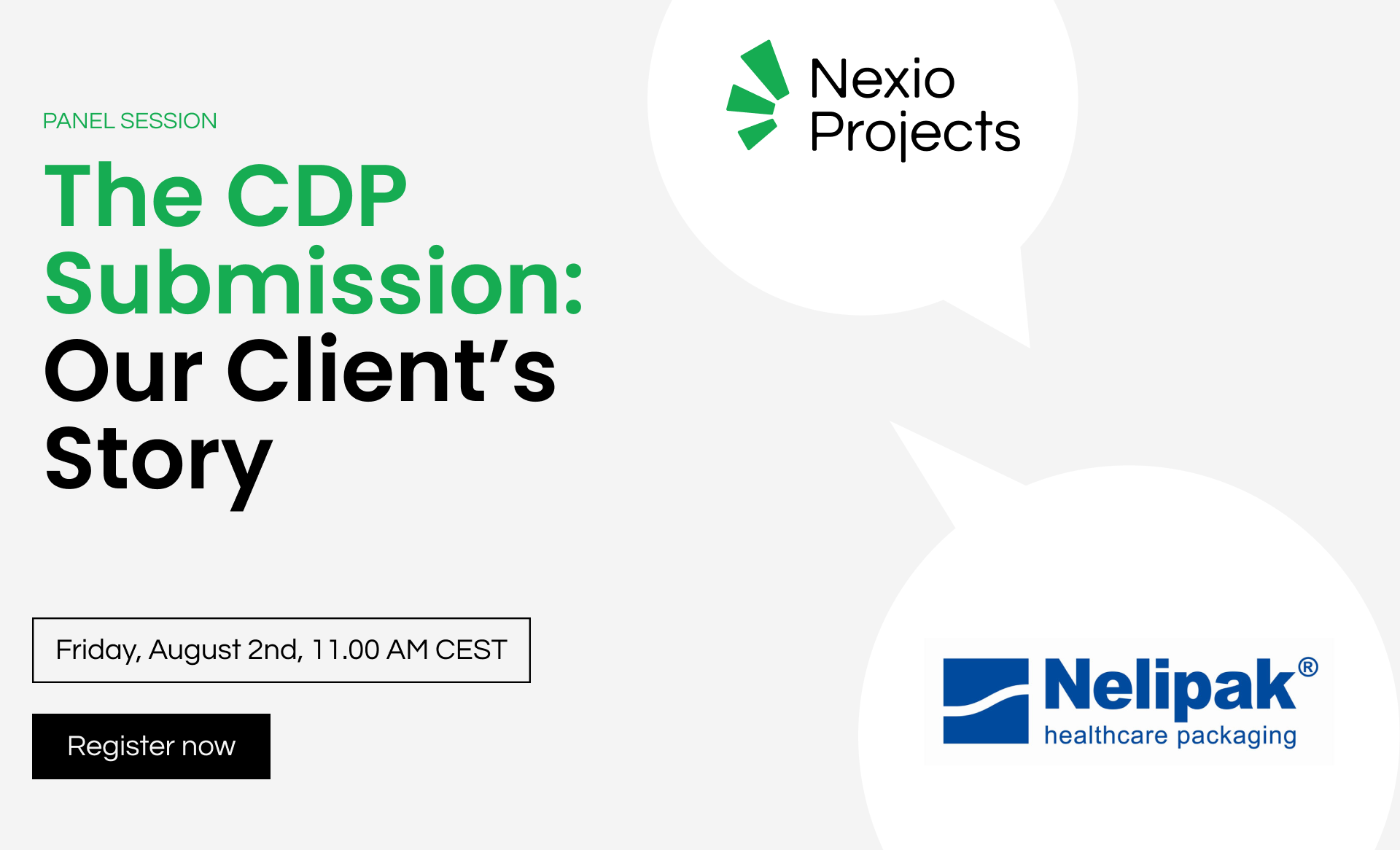 Webinar: The CDP Submission: Our Client's Story